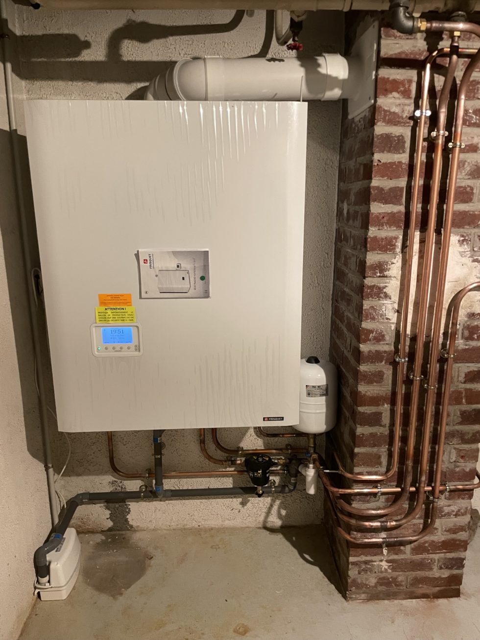 Installation a vaires-sur-marne d'une chaudière gaz condensation (thpe ...